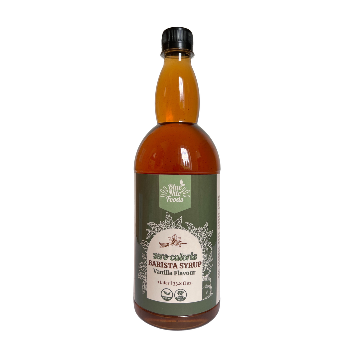 Blue Nile Foods Sugar Free Barista Vanilla syrup Coffee Syrup - Guilt